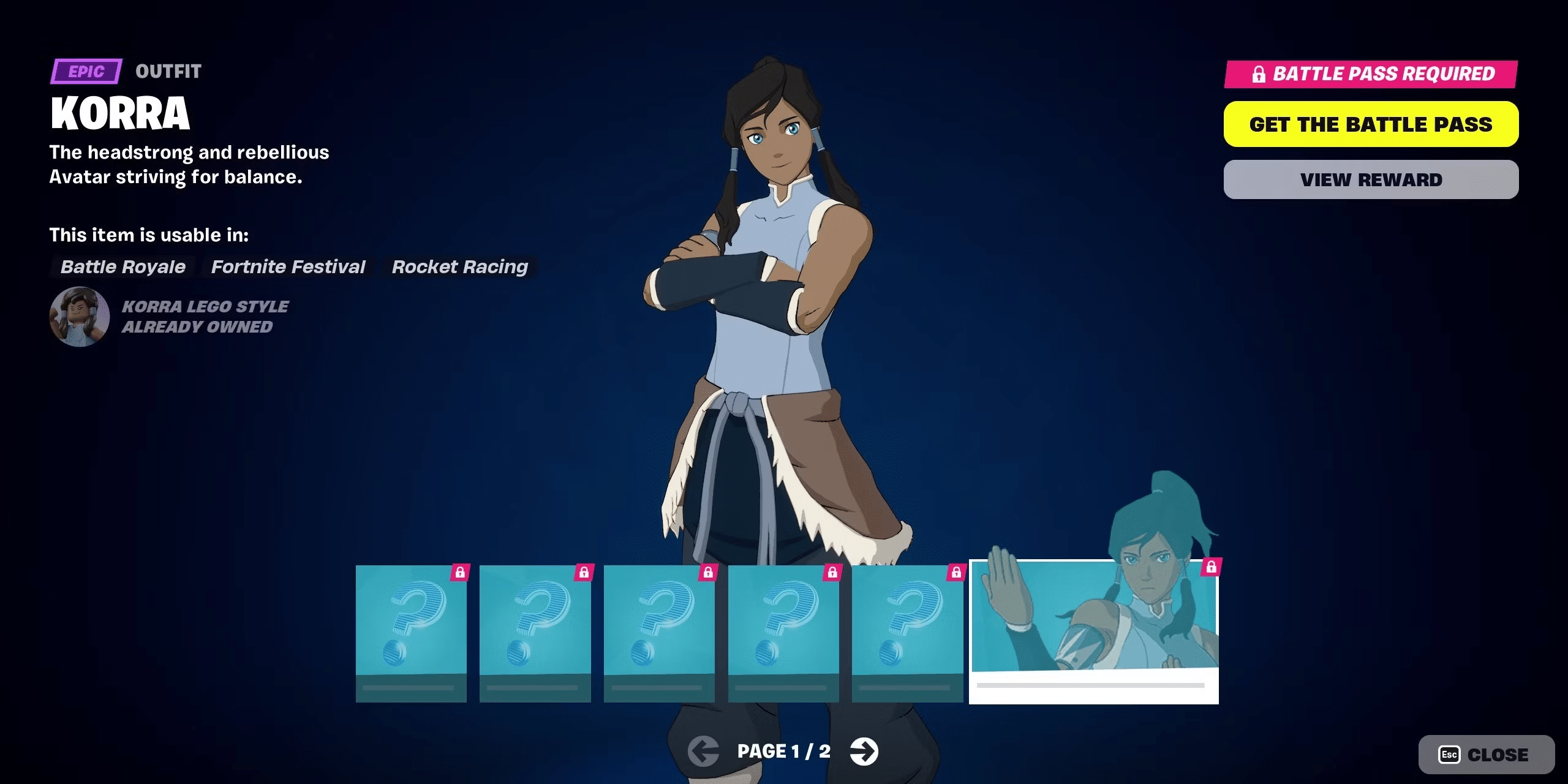 How to Unlock Korra from Avatar in Fortnite: A Step-by-Step Guide ...