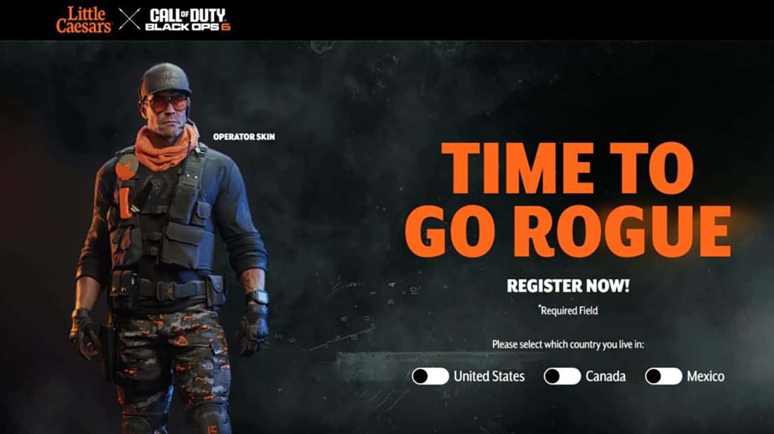 Black Ops 6: Little Caesars Operator Skin - esportbetting.net