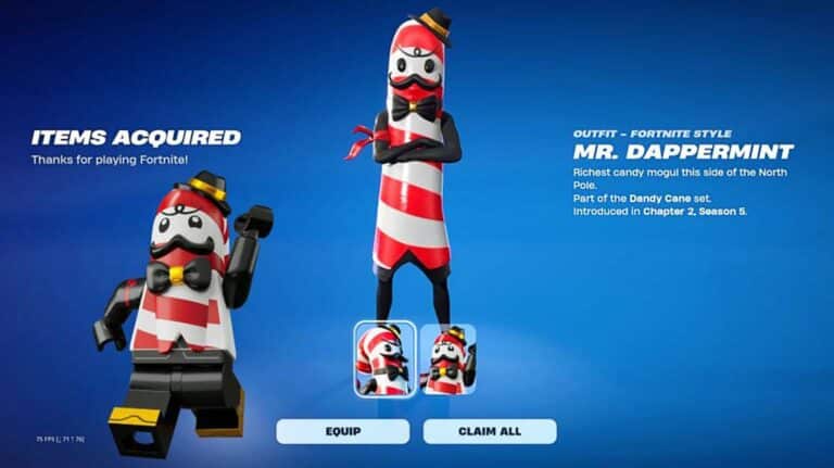 Fortnite: How to Get the Mr. Dappermint Skin for Free - esportbetting.net