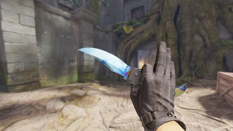 CS2 Falchion Knife Case Hardened Blue Gem Patterns - esportbetting.net